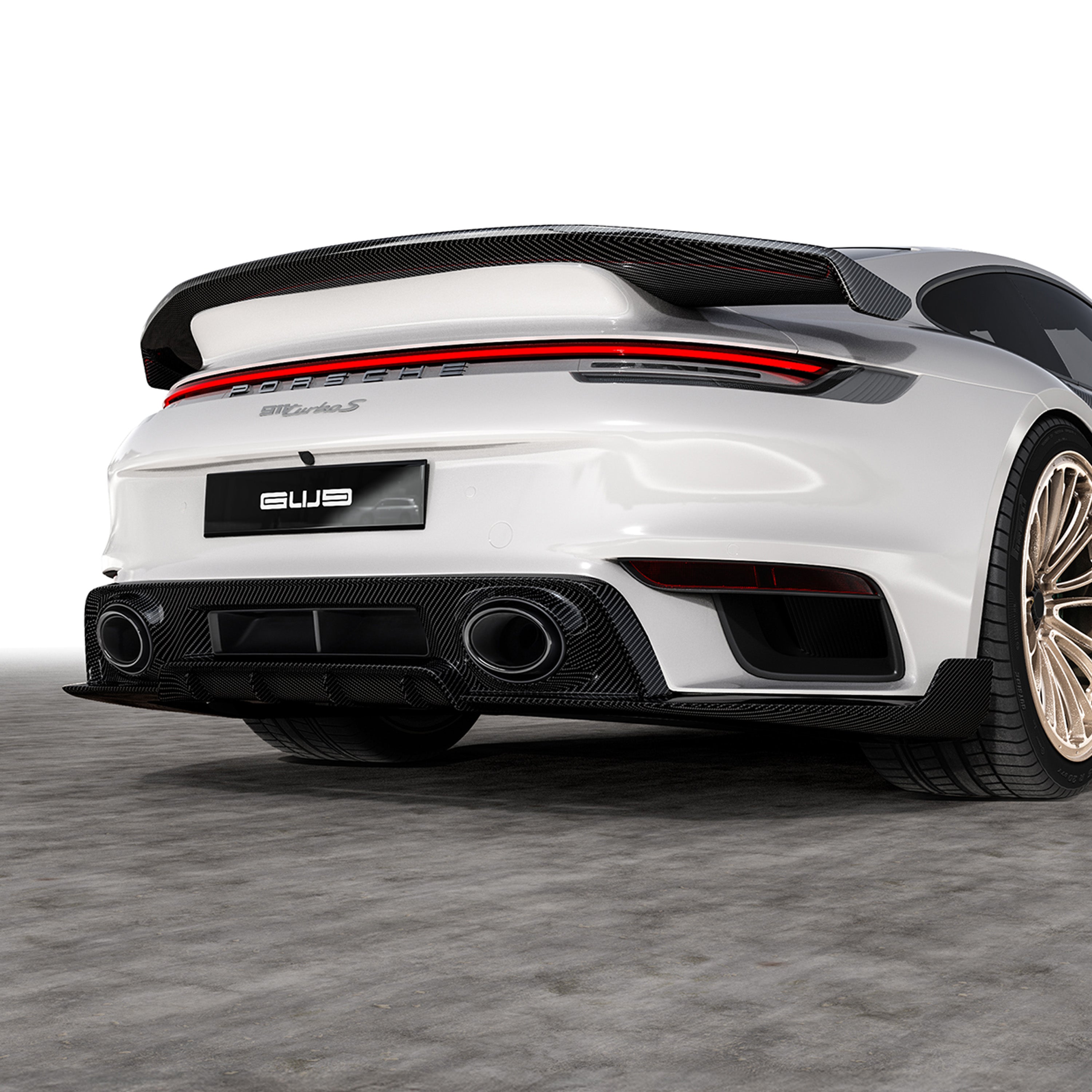 Porsche 992 Turbo S Aero Rear Diffuser